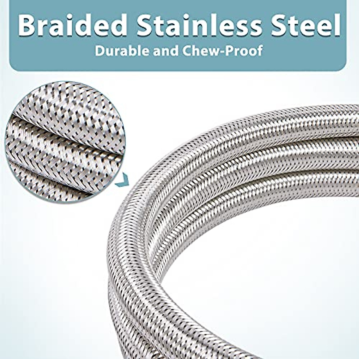 SHINESTAR 5FT Propane Adapter Hose with Gauge for Coleman Camping Stove, Mr. Heater Buddy Heater, and Other Portable Propane Appliances, POL Connection