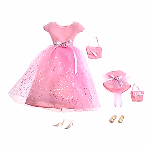 Barbie Kelly Doll Fashion Avenue Matchin Styles 1996 Pink Ball Dress