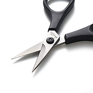 Beaditive Lightweight Sewing and Embroidery Scissors Set (2 PC) | Sewing, Embroidery, Paper Cutting, Crafting | Stainless Steel | Protective Cover (3.5 in)