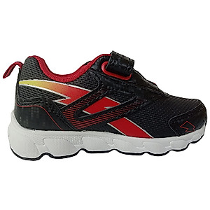 Disney Boy's Lightning McQueen Cars Light Up Sneakers (Black, Numeric_9)