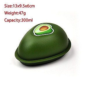 Tiydiygo 4PCS Fresh Food Savers Avocado Lemon Tomatoes Garlic Shape Crisper Containers,Vegetable Fruits Storage Keeper Sealing Box Bowls for Refrigerators