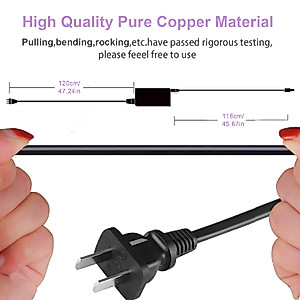 42V 2A Ninebot Electric Scooter Charger (Round RCA Connector Charger) for Bird Scooter, Lime, Lime-S, Spin, Skip, Xiaomi M365, Segway ES1 ES2 ES4 Electric Scooter for 36V Li-ion Battery