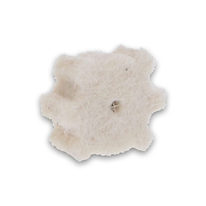 BIRCHWOOD CASEY Star Chamber Durable Versatile Gun Maintenance Scrubbing Cleaning Wool 6 Points Cleaning Pads - Pack of 100,Black