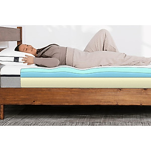 Lull Mattress, 3 Layers of Premium Memory Foam Provide Comfort and Therapeutic Support, 100 Night Trial and 10-Year Warranty