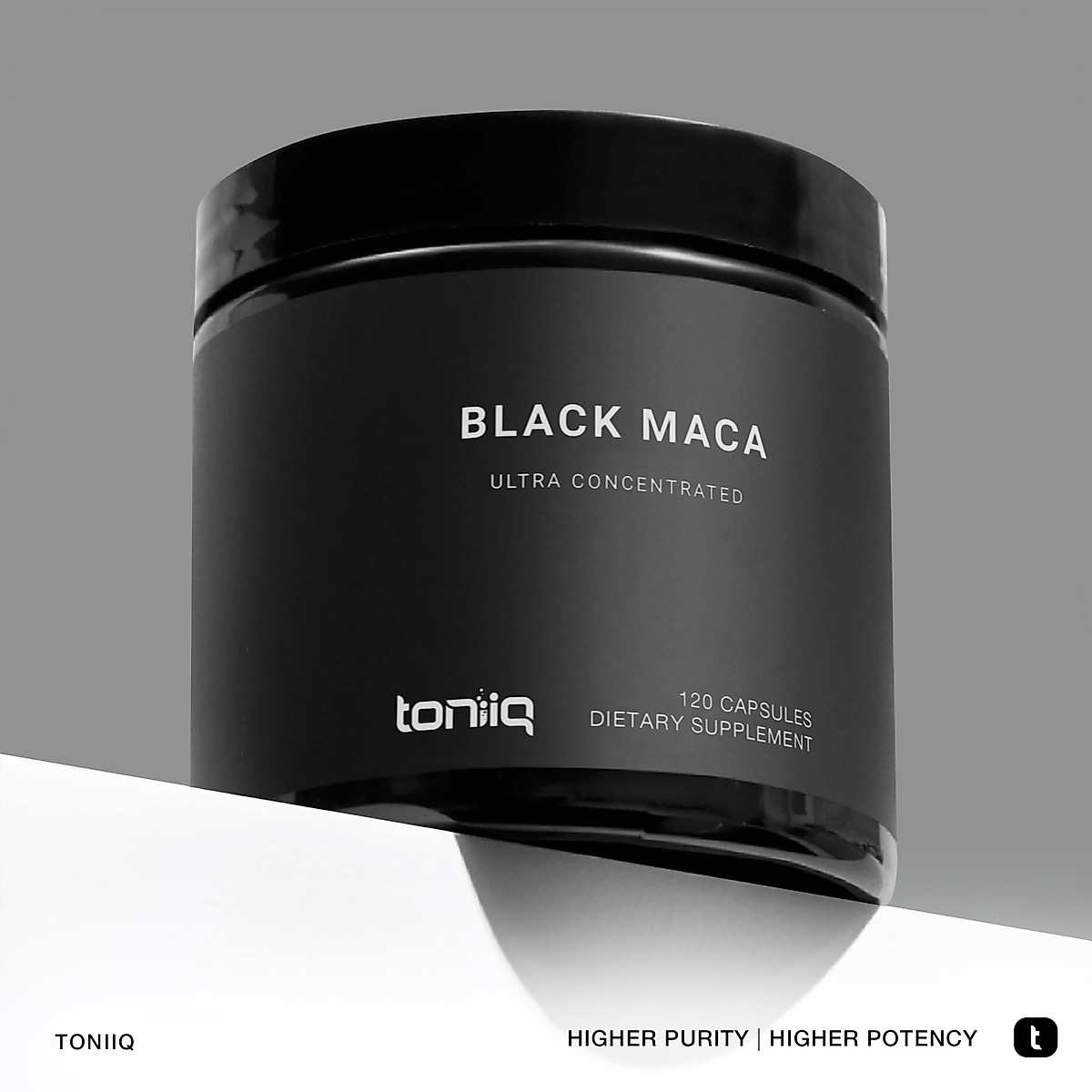 40,000mg Pure Black Maca Root Extract - Ultra Concentrated 20:1 Single Origin Wildcrafted Third-Party Tested Black Maca Powder Capsules for Men & Women - Peruvian Black Macca Root Powder -120 Veg Caps