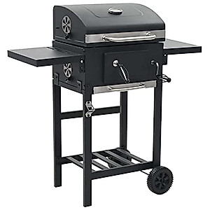 NA Charcoal Bottom Barbecue Grill Charcoal Barbecue Grill Outdoor Picnic Terrace Cooking Party