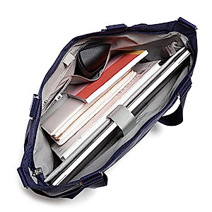 Baggallini Essential Laptop Tote Bag for Women - Work Tote Bag with Laptop Sleeve - Travel Shoulder Bag with Luggage Sleeve