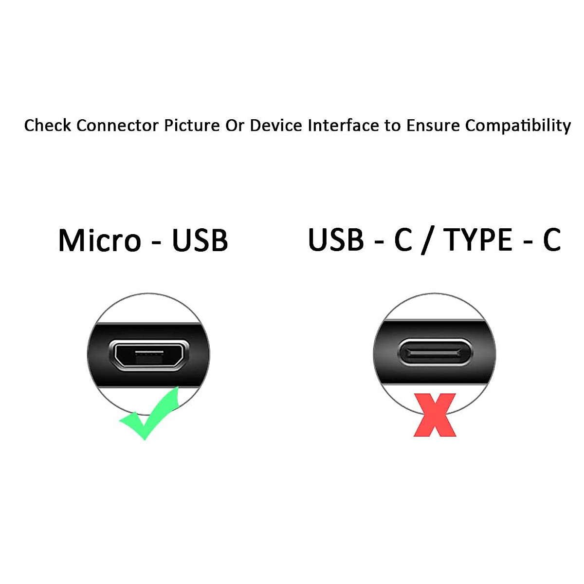 2Pack 6.6ft Micro USB Charger Cable Cord for Samsung Galaxy Note,Tab A E S2 3 4 7.0" 8.0" 9.6" 9.7" 10.1" Tablet Charging Cables for SM-T280/350/580/377/560/713/813/230/530 Tablet Micro USB Power Cord