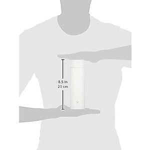 Zojirushi SM-ZA48WM Stainless Mug Pale White 16-Ounce