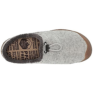 KEEN Women's Howser 3 Slide Comfy Durable Slippers, Light Gray Wool/Vapor, 7