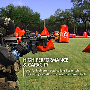 Tenergy NiMH SubC 1.2V 3000mAh Rechargeable Batteries, with Tabs, 15 Pack