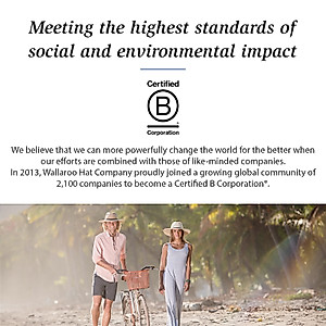 Wallaroo Hat Company – Women’s Tulum Fedora – UPF 50+ Sun Protection, Wide Brim Natural Fiber Sun Hat for Medium Crown Sizes – Sun-Smart Straw Hat for Beach Getaways and Outdoor Adventures (Natural)