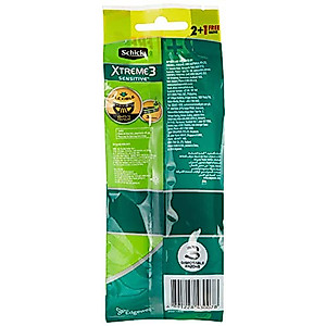 Schick Xtreme 3 Men Sensitive Skin Disposable Razors 3 Count