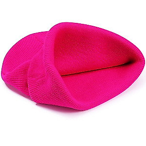 Paladoo Newborn Baby Hats 0-6 Months Hot Pink