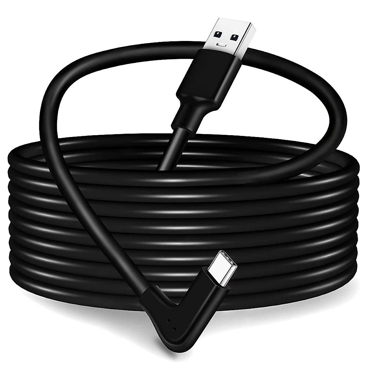 KZERO Link Cable 10 FT Compatible for Oculus Quest 2 Pico 4, PC/Steam VR, Transfer Link Cable VR for Quest 2 PC Data Transfer, USB 3.1 to USB C Cable for VR Headset and Gaming PC
