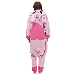 BGOKTA Halloween Animal Onesie Pajamas for Adults Costume Cosplay Homewear One Piece