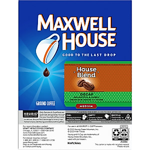 Maxwell House Decaf Coffee Single Serve K Cups, 24 Count