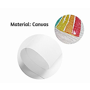 EZOSUN Try to be a rainbow in someone's cloud Inspirational qoute, Motivational canvas Wall Art print for Home Studio Office Decor. Gift for Kids Girl ，11.5X15