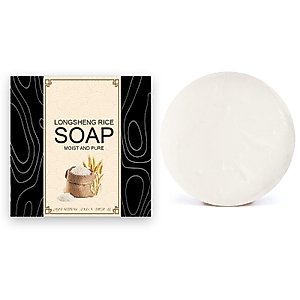 Shampoo Bar, Shampoo Soap Handcrafted with Rice Water Aloe Vera Extract & Natural Ingredients, Hair Loss Treatment Oil Control Shampoo Soap for Hair Growth 4.2oz