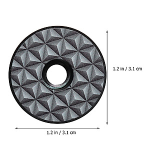 BESPORTBLE 2pcs Bike Bowl Cover Replaceable Headset Caps Aluminum Alloy Bike Headset Cover Professional Bike Stem Caps Decorative Bike Stem Caps Professional Bike Headset Cover Bike Accessory