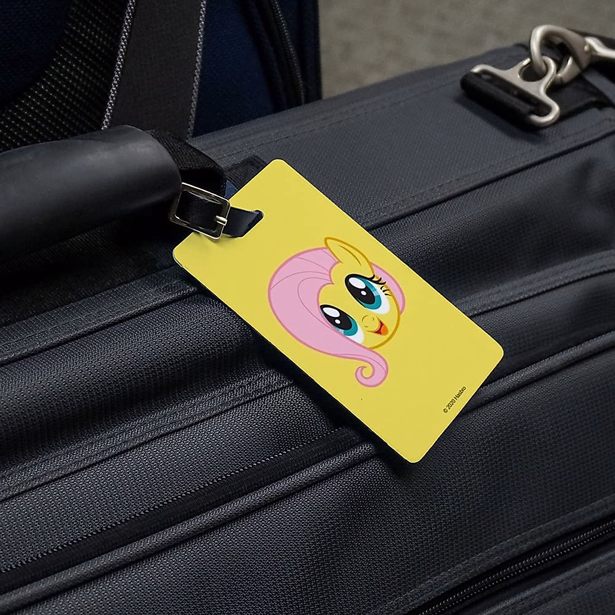 My Little Pony Fluttershy Face Luggage ID Tags Carry-On Cards - Set of 2