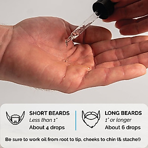 ZEUS Natural Beard Oil, Premium Conditioning Beard Oil to Soften Beard & Mustache – MADE IN USA (Sandalwood) 1 oz.