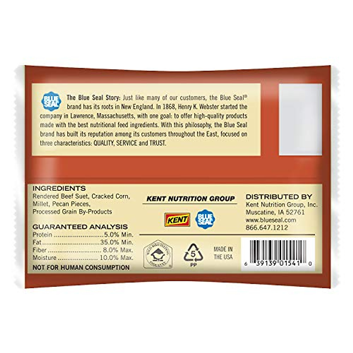 Blue Seal Woodpecker Bird Suet Cake | No Mess Wild Bird Suet | 11oz (12 Pack)