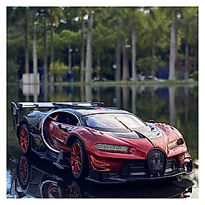 HYQHYX Scale Car Model for Bugatti Vision Gt Metal Alloy Car Model Diecast Vehicles Car Model Miniature Scale Gift 1:24 Proportion (Color : 2)