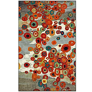 Mohawk Home Tossed Floral Area Rug, 7 ft 6 in x 10 ft, Multicolor