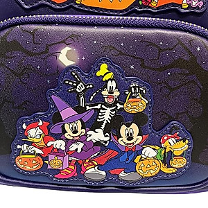 Loungefly Exclusive Disney Mickey and Friends Halloween Double Strap Shoulder Bag