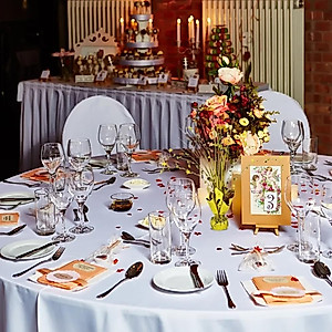 Amscan Gold Foil Spray Table Centerpieces - 12" (Pack of 12) - Easy to Display Gold Decorations - Ideal Table Decorations and Party Supplies for Christmas Decorations, Wedding, New Year's Eve & More