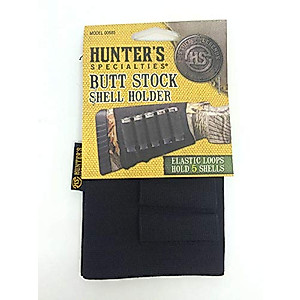 Hunters Specialties unisex-adult Butt Stock Shotgun Shell Holder, Black