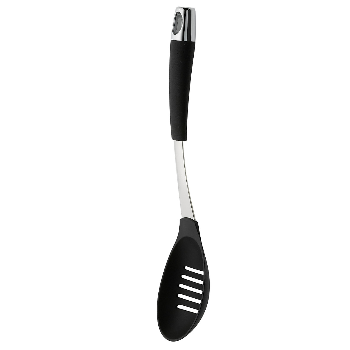 Circulon Elite Nylon Slotted Spoon with Coated Handle - Black