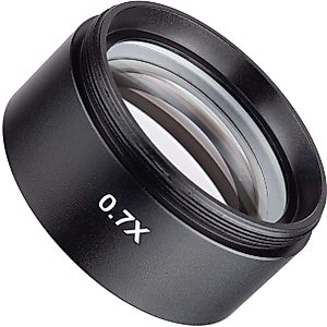 AmScope SM07 0.7X Barlow Lens For SM Stereo Microscopes (48mm)