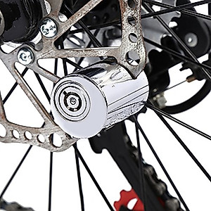 Yoidesu Bike Security Lock, with Two Keys for Motorbike Bike Scooter