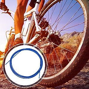 X AUTOHAUX 7m Bike Outer Brake Cable Casing Sleeving Housing for MTB Mountain Road Bicycle Folding Bike Blue
