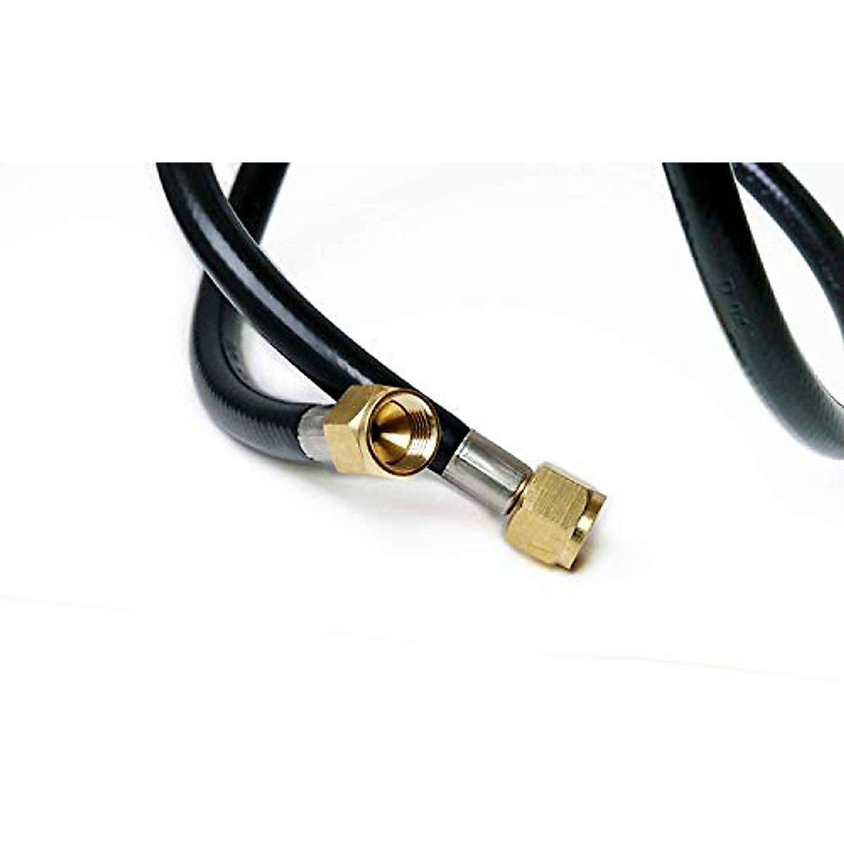 DOZYANT 18 Feet Propane Hose Extension with 3/8" Female Flare on Both Ends, Flexible Propane Gas Line Pipe for RV, BBQ Grill, Propane Tank, Heater and More