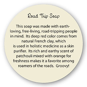 Seattle Sundries | Patchouli Soap Bar for Women & Men - 1 (4oz) Handmade Bar Soap in a Low Waste Travel Tin - Volkswagen Bus Gift.