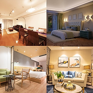 ZazaFi 6 Pack MR16 Halogen Bulb 50W 12V GU5.3 Base,2700K Warm White Dimmable High Output Halogen Light Bulbs 2 Pin MR16 Light Bulbs,for Landscape Lights,Track Lights,Desk Lamps,Fiber Optics