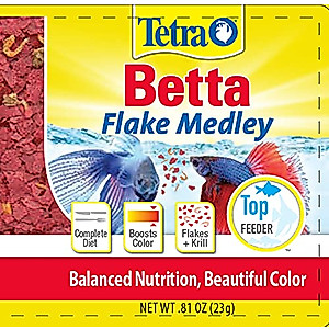 Tetra 16838 BettaMin Flakes, 0.81-Ounce,Blacks & Grays