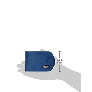 Big Skinny Women's Taxicat Bi-Fold Slim Wallet, Holds Up to 25 Cards, Ocean Blue