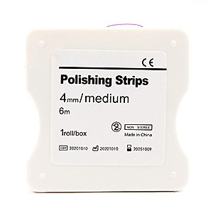 Dental Polishing Strip Floss Tape for Teeth Dental Finishing Whitening Strips Teeth Cleaning Tool Dental Filling Tape Tooth File Strip (Pink)