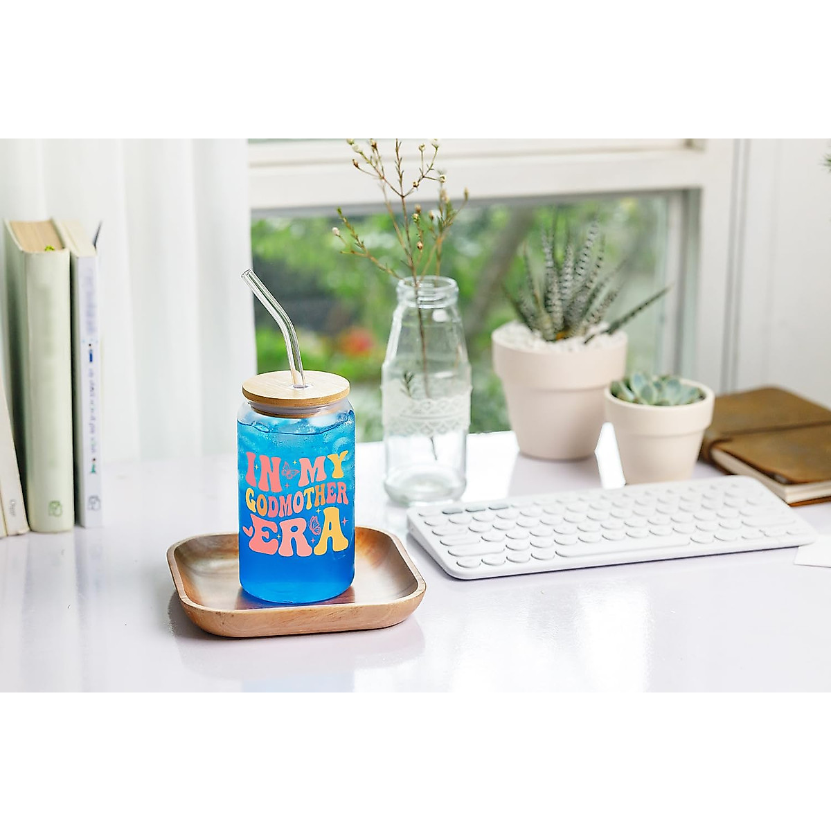 NewEleven Godmother Proposal Gifts - Will You Be My Godmother From GodChild - Christmas Gifts, Pregnancy Announcement Gifts For Godmother, Godmom, Godparents - 16 Oz Coffee Glass