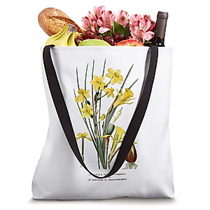 Daffodil Flower botanical Narcissus Pseudonarcissus Tote Bag