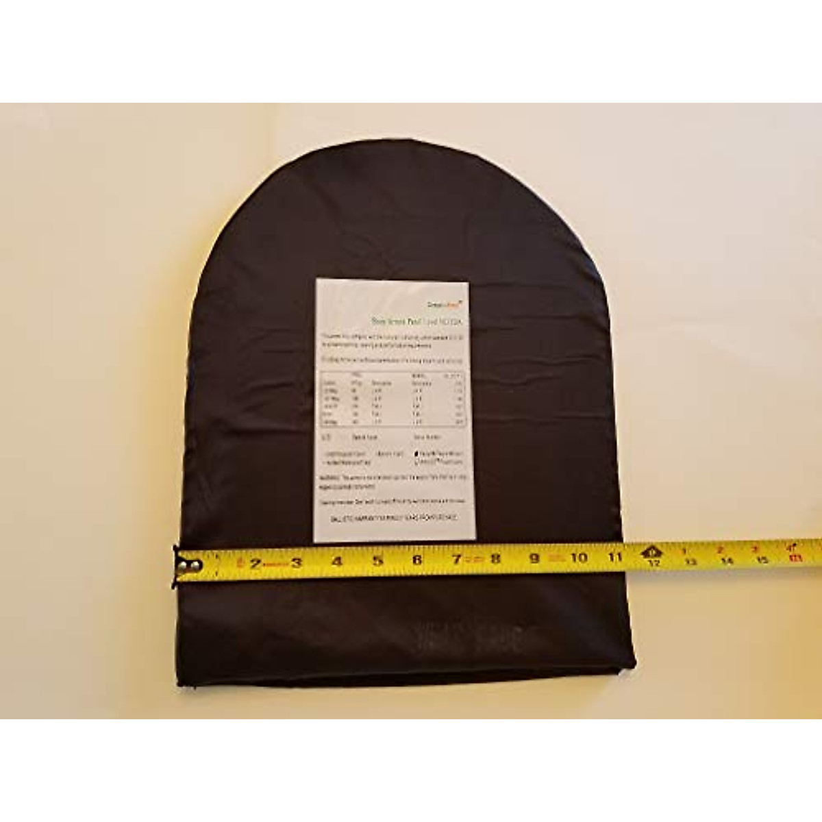 C.S.S.A. School and Travel Backpack Shield Insert Soft and Flexible Protection For Your Back with Round Top