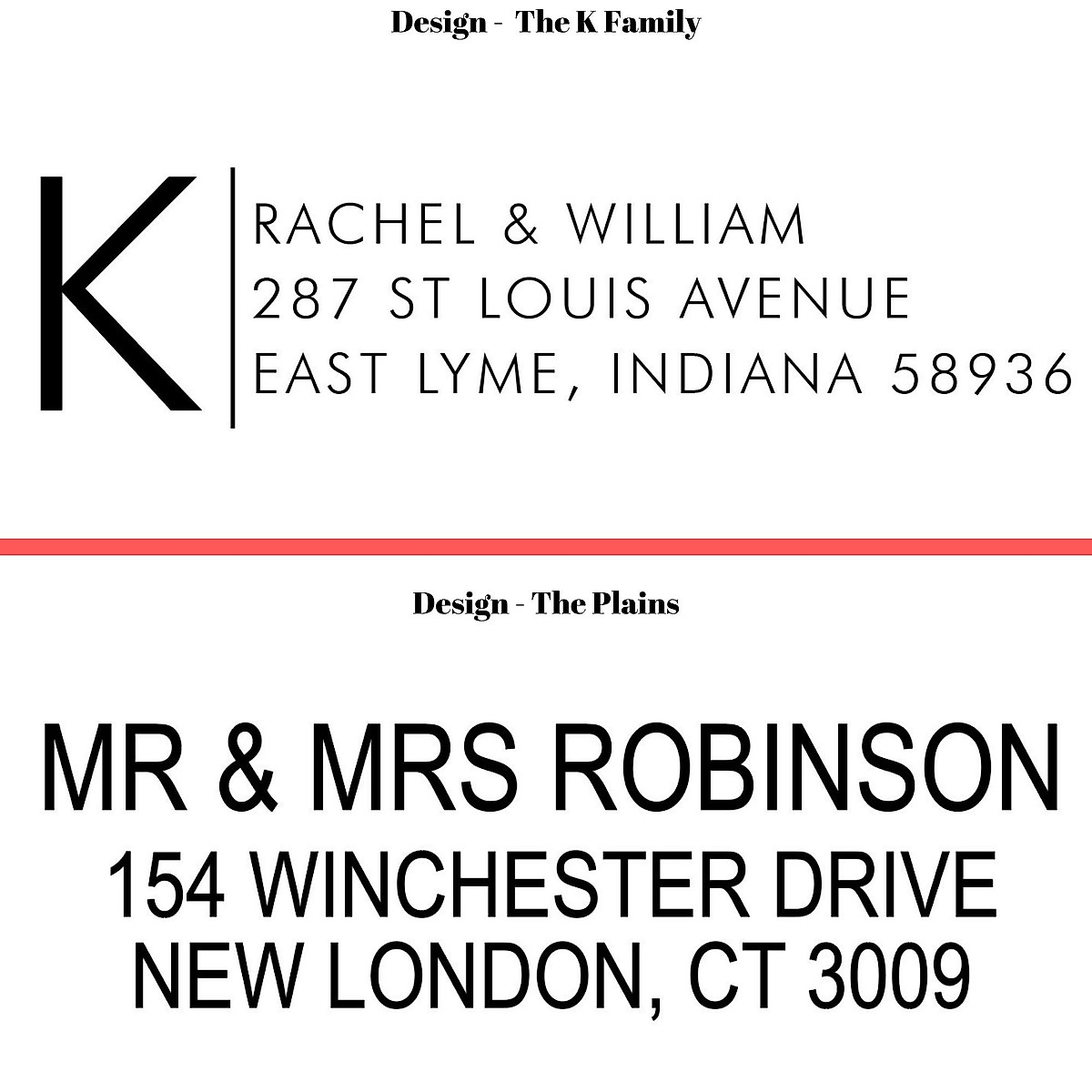 20 Designs to Choose!! Personalized - Address Stamp - Customized Stamp - Self-Inking Return Address Mail 3 Lines Custom Address Stamper - Black Red Blue Purple Green Ink - Wedding Invitation Stamp