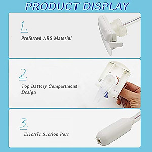 2 Pack Milk Dispenser for Fridge Gallon,Automatic Drink Dispenser,Drink Dispenser,Electric Tap,One-Handed Operation,Can Prevent Milk and Beer From Overflowing,Suitable for Outdoor and Home Kitchens