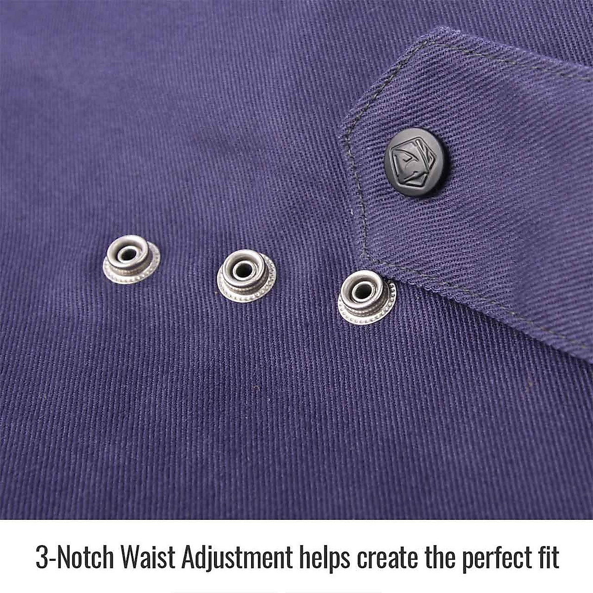 Black Stallion JH1515-NB AngelFire Women's Hybrid Welding Jacket, Cowhide and FR Cotton, Navy & Black, Large