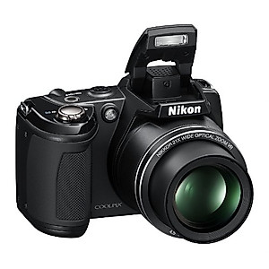 Nikon Coolpix L310 14.1MP Digital Camera with 21x Optical Zoom - BLACK