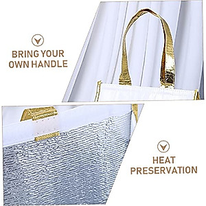 Baluue Packing Cold Insulation Portable Canvas Tote Catering Cake Bag Grocery Bags Reusable Shopping Bags Plastic Cooler Plastic Lunch Box Plastic Bag Delivery Bag Heat Insulated Bag